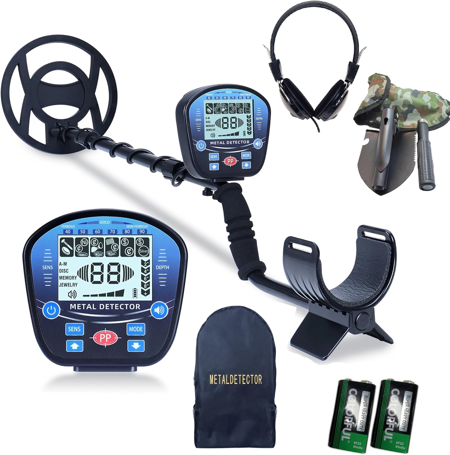 LMOZIM Metal Detector for Adults Professional, Higher Accuracy Gold ...