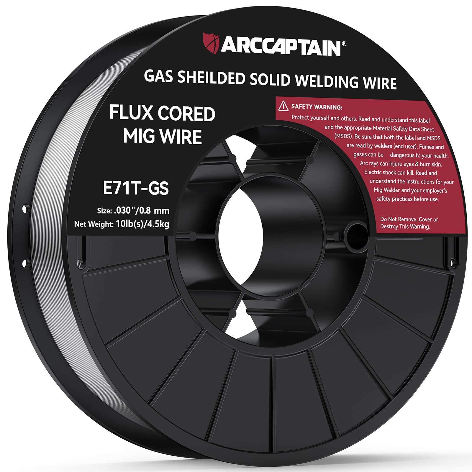 Snapklik.com : ARCCAPTAIN Flux Core Welding Wire .030, E71T-GS 030 ...