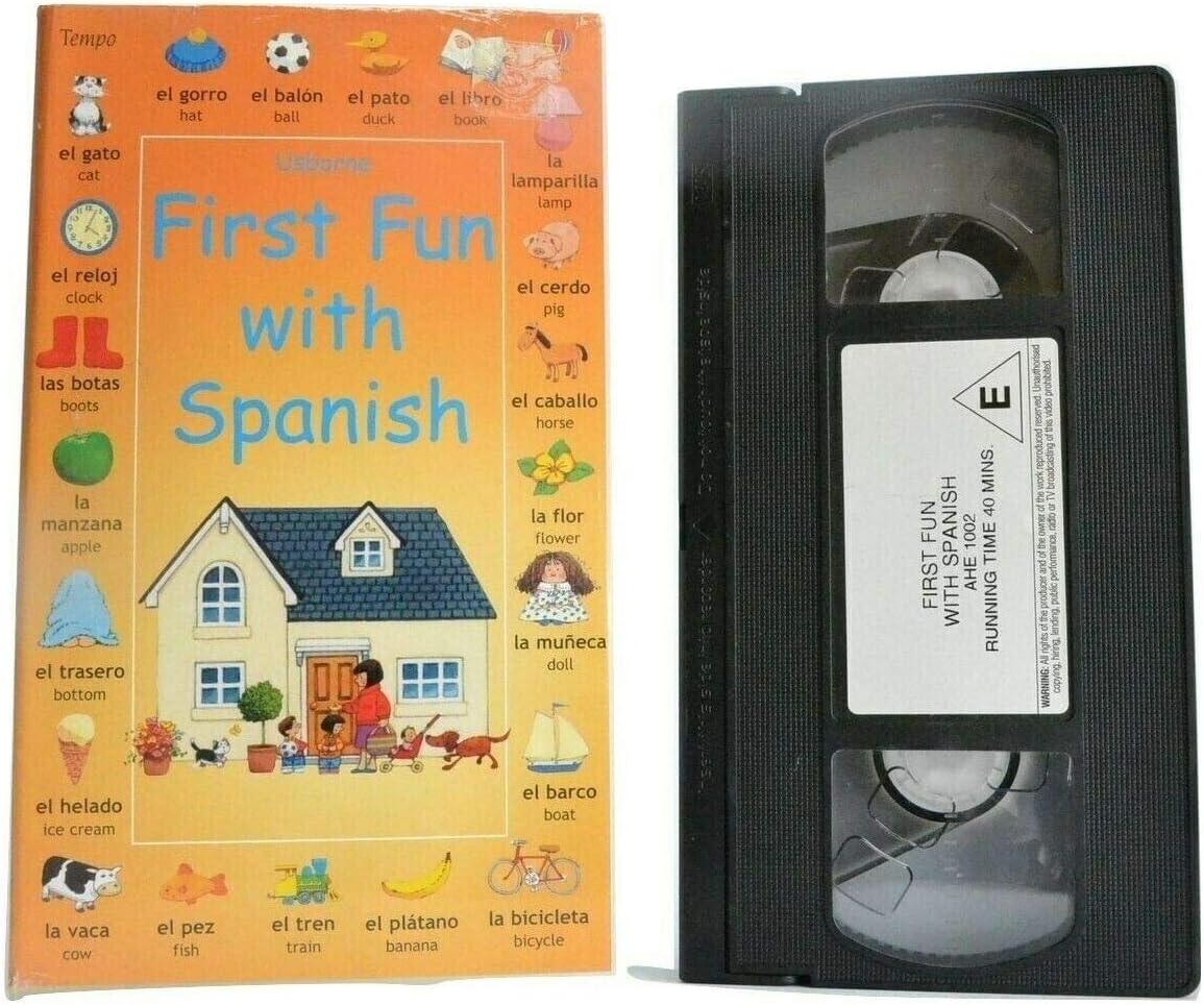 First Fun With Spanish [VHS] : Children: Amazon.co.uk: DVD & Blu-ray