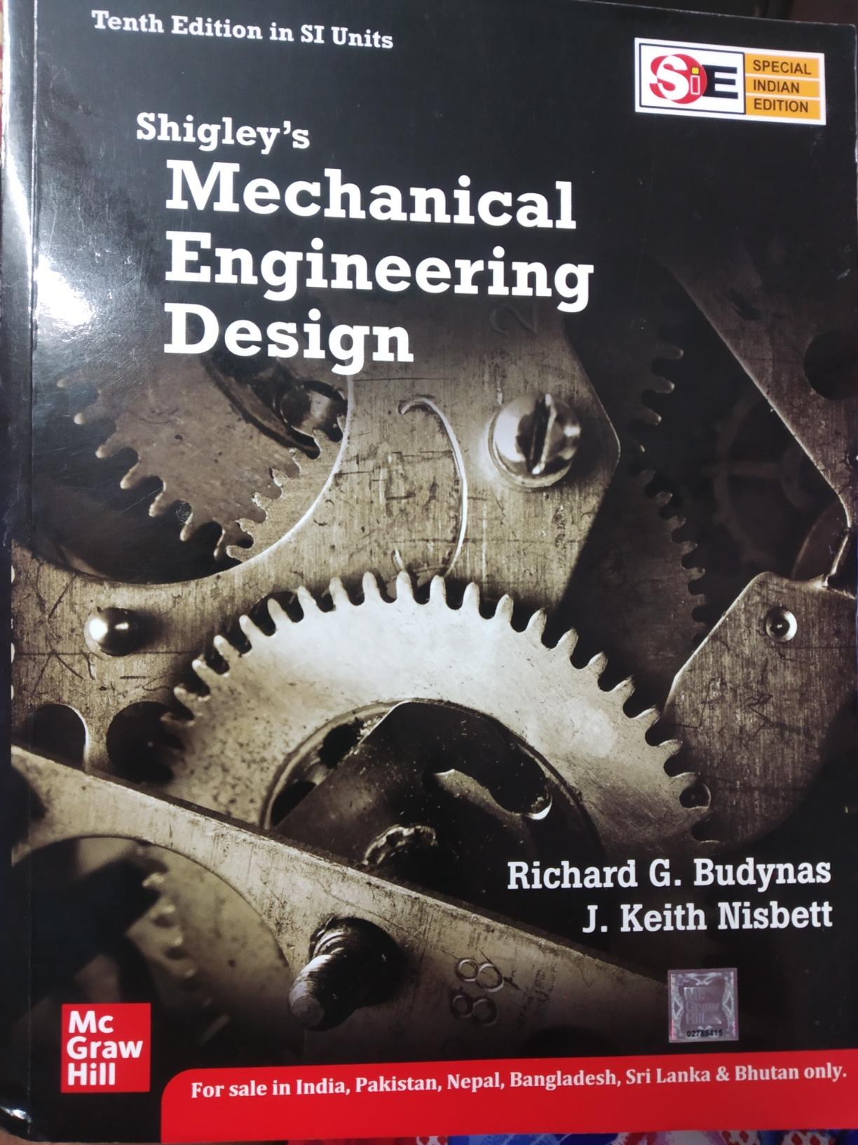 Buy Shigley's Mechanical Engineering Design Book Online at Low Prices ...