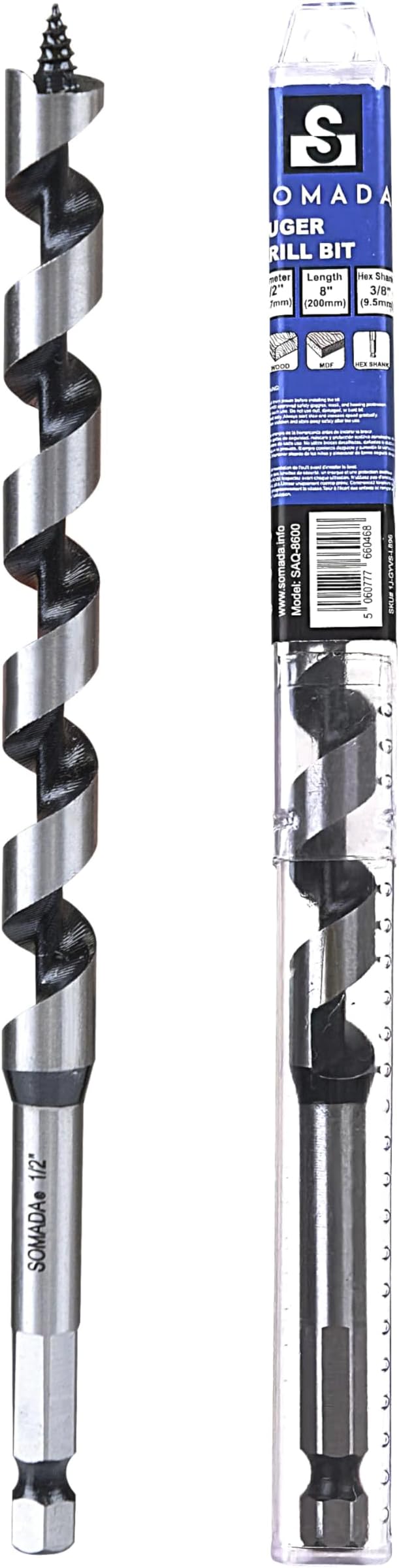 MAGBIT 704.0816 MAG704 1/2-Inch by 13-Inch Single Spur Auger Bit - Ship ...