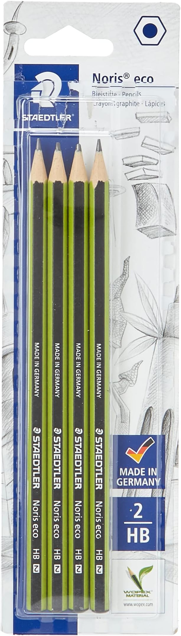 Staedtler Noris Ergosoft Pencil, 1532B : Amazon.co.uk: Stationery ...