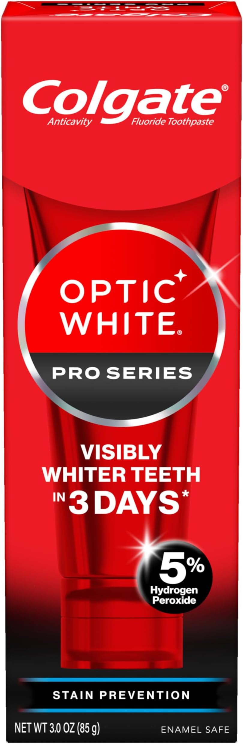 Amazon.com : Colgate Optic White Pro Series Whitening Toothpaste with 5 ...