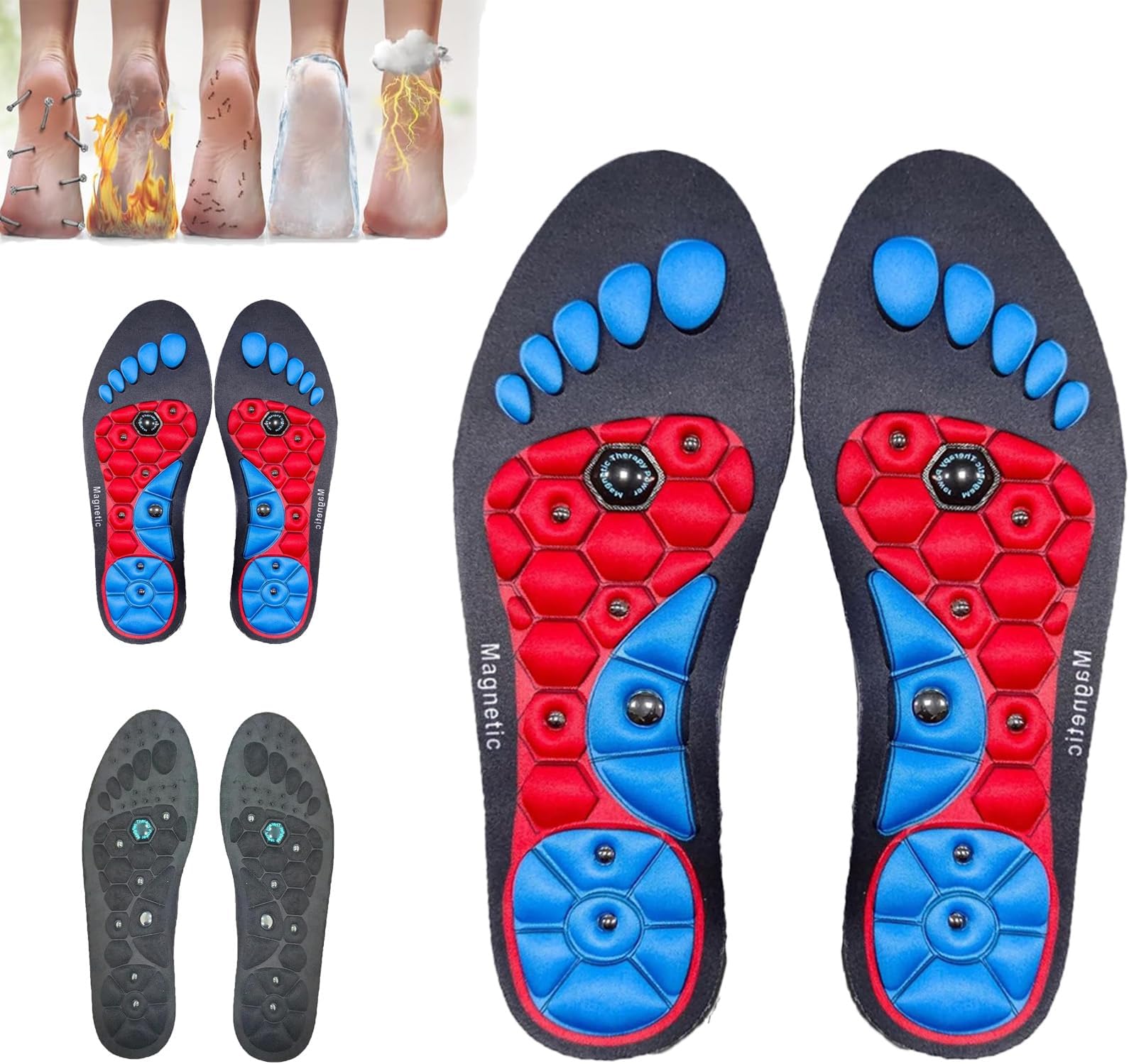 Amazon.com: MindInSole Acupressure Magnetic Massage Foot Therapy ...