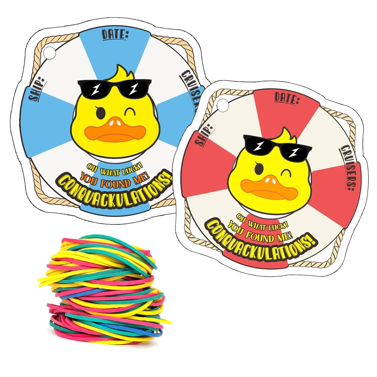 Amazon.com: Duck Tags, Cruising Rubber Duck Tags, Duck Tags for ...