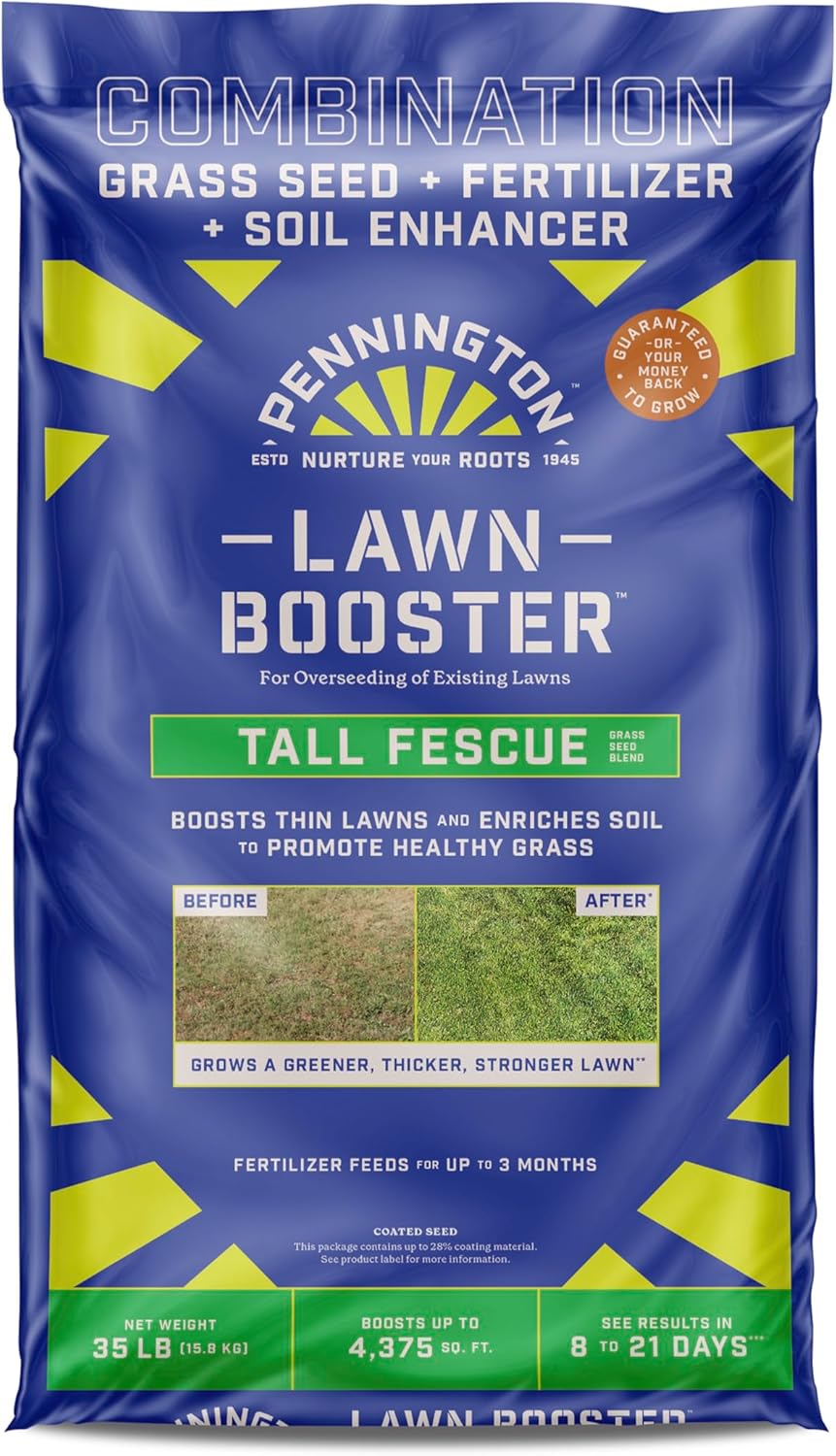 Amazon.com : Pennington Lawn Booster Tall Fescue Grass Seed Mix 35 ...