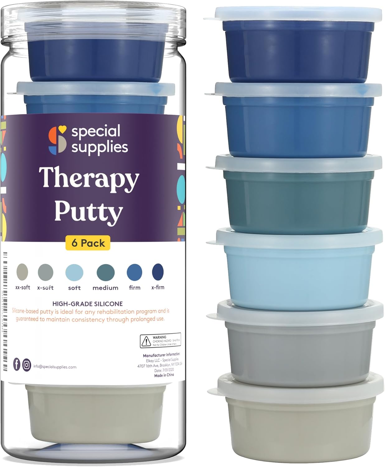 Amazon.com: Special Supplies Therapy Putty for Kids and Adults ...