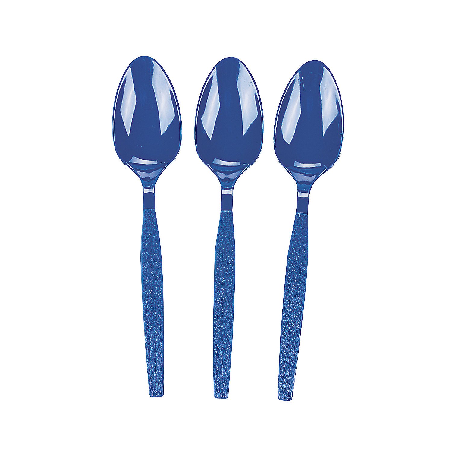 Amazon.com: Fun Express - Royal Blue Plastic Spoons (50 Pc) - Party ...