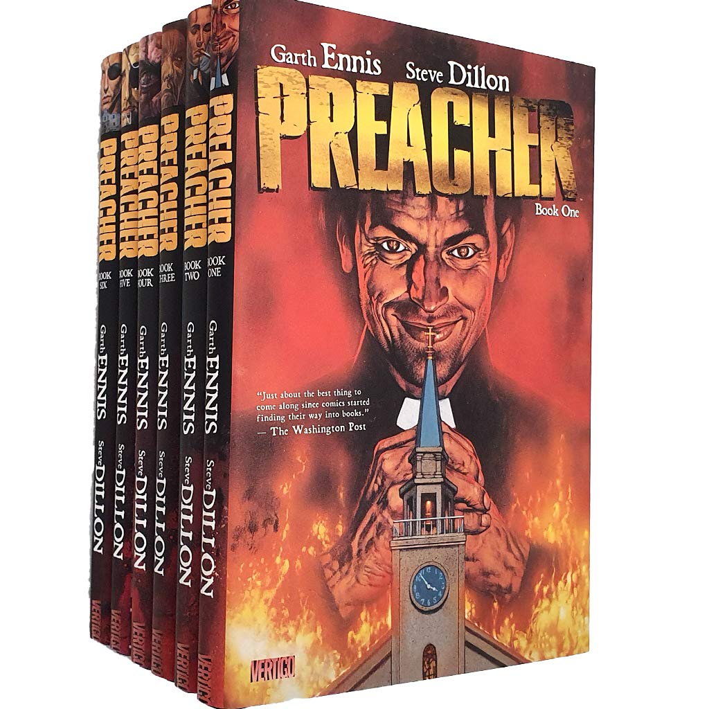 Garth Ennis Preacher 6 books collection set: Amazon.co.uk ...
