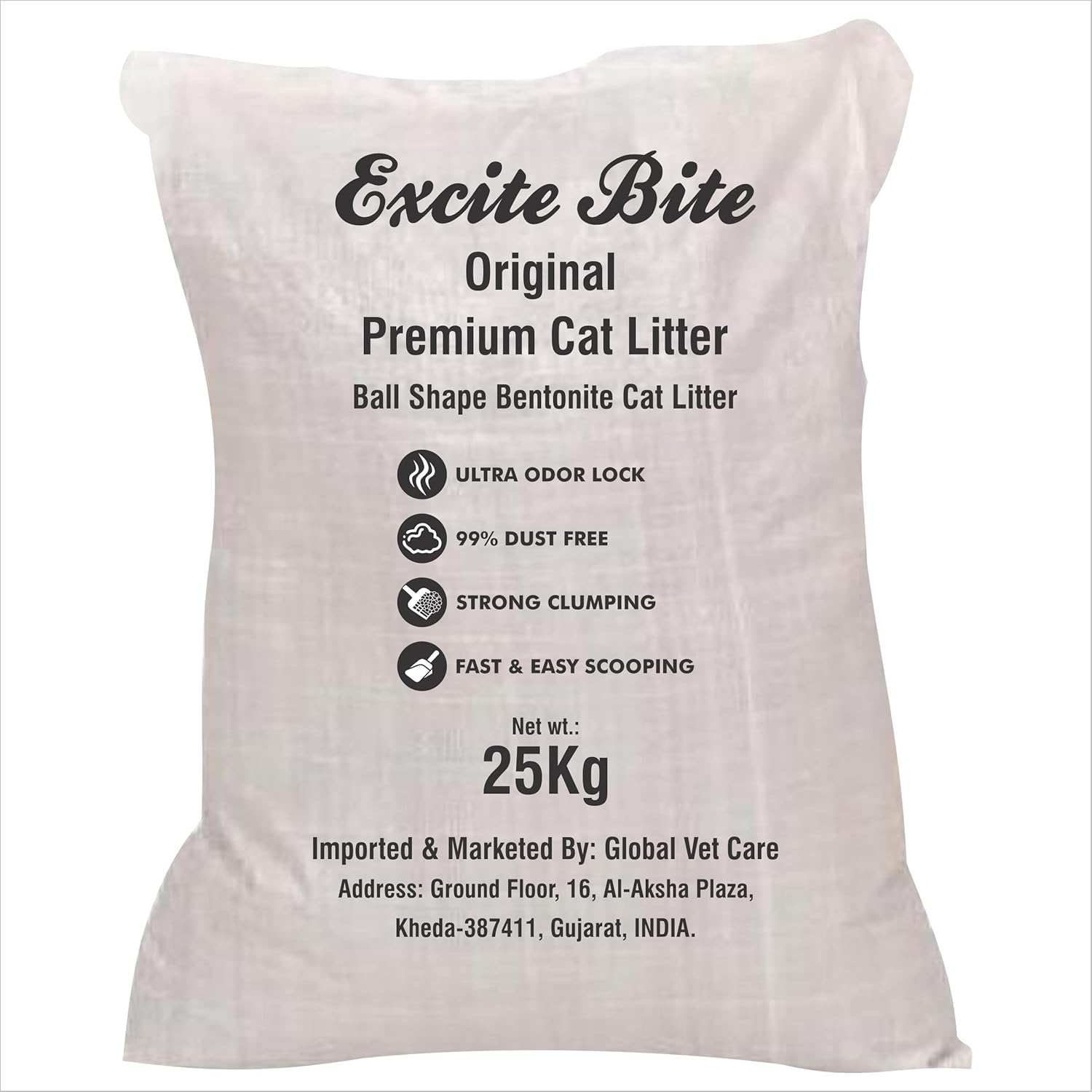 Buy Excite Bites Ball Shape Bentonite Clumping Litter Sand for Cat ...
