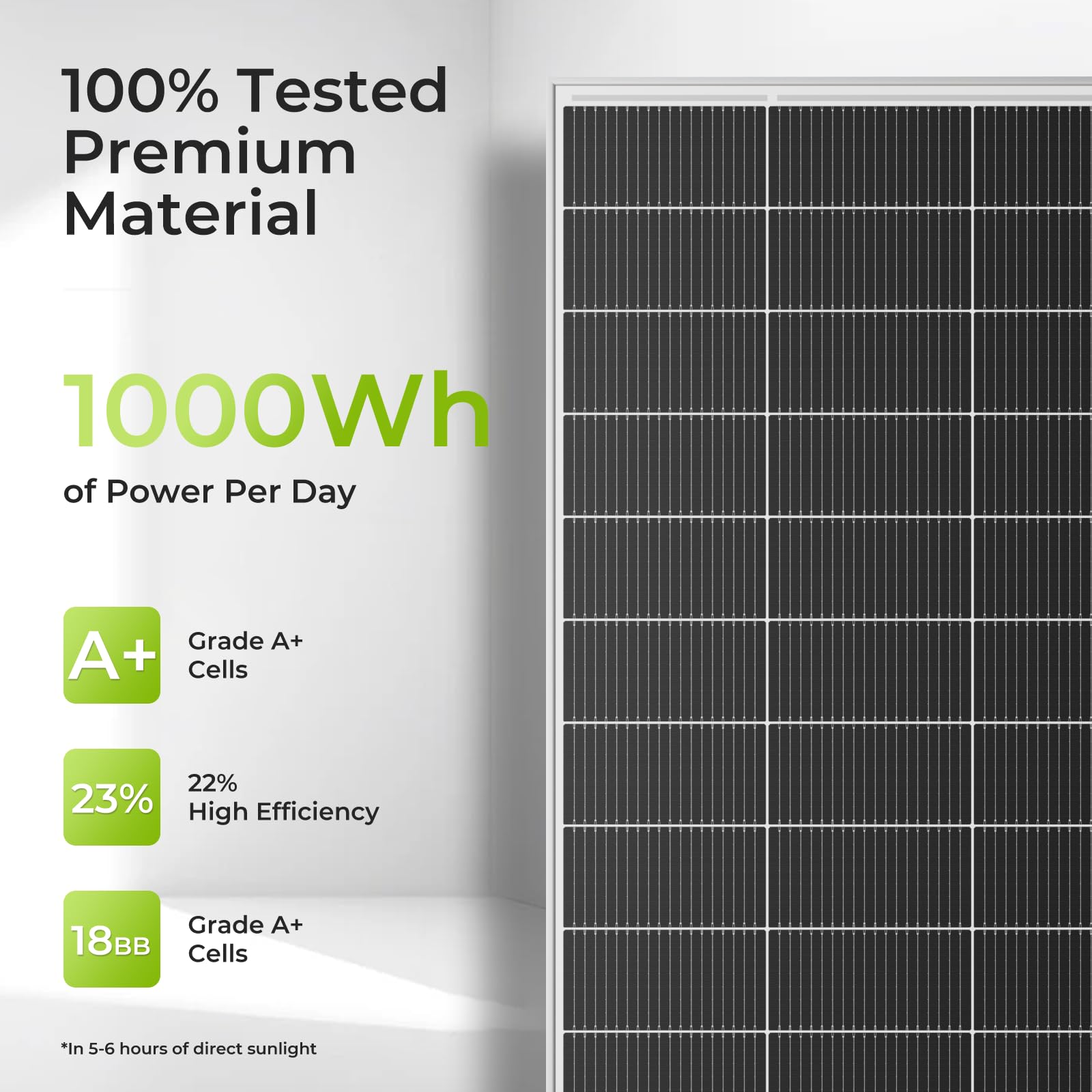 Snapklik.com : 400 Watt Solar Panel, 2 Pack Of 200W Monocrystalline ...