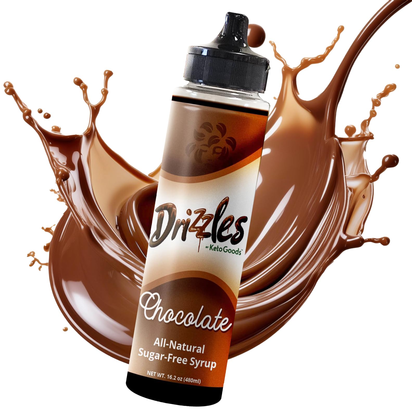 Chocolate Flavored Allulose Syrup Sugar Free Syrup Zero Calorie ...