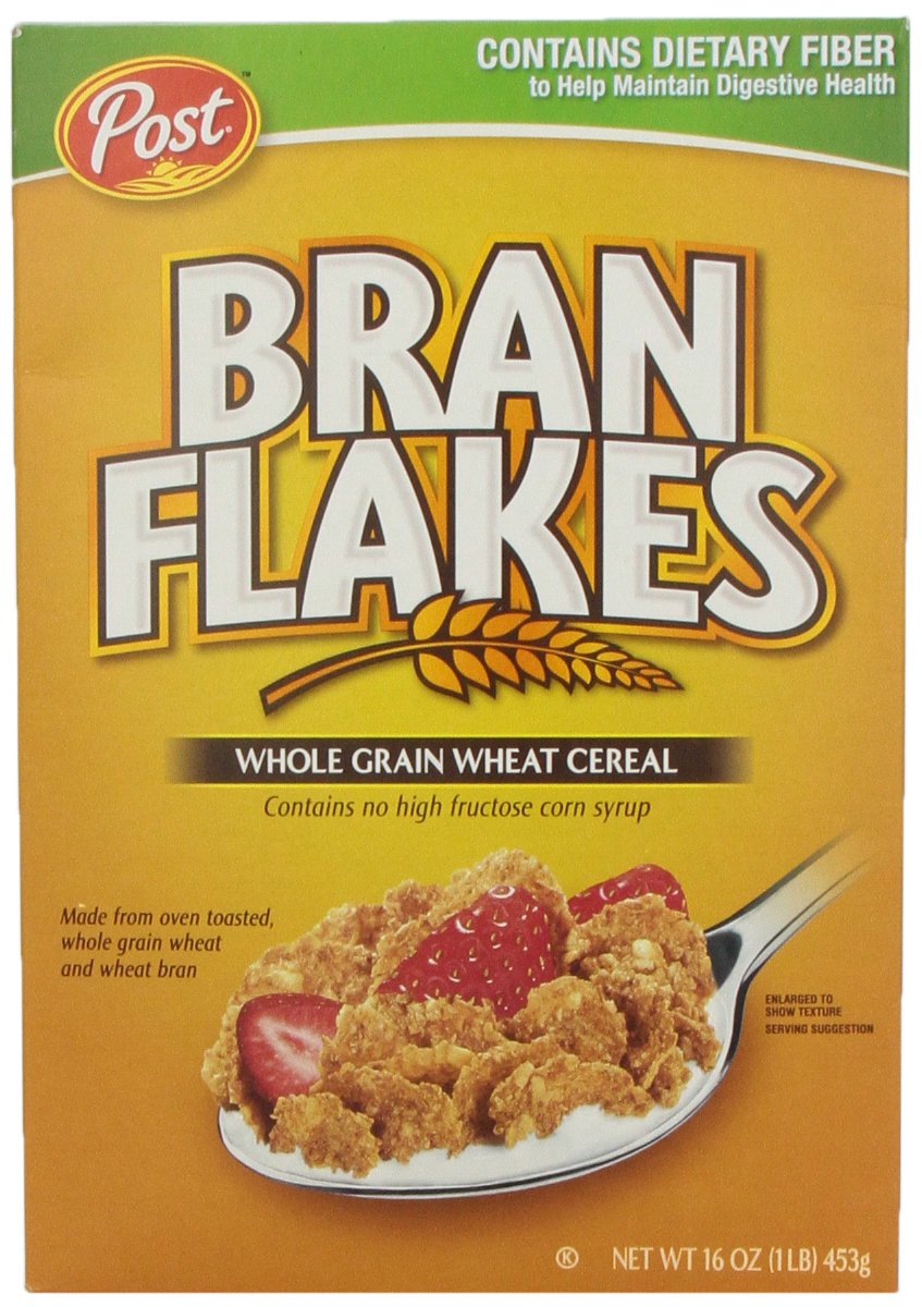 Amazon.com: Post Bran Flakes Cereal, 16 oz