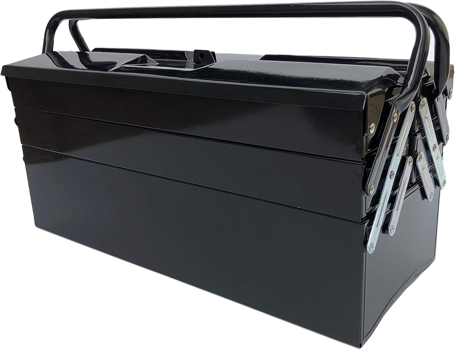 Workington 20" Portable Cantilever Metal Tool Box with 5 Trays, Metal ...