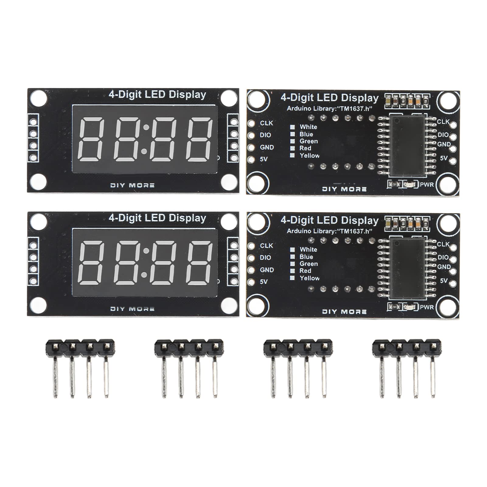Snapklik.com : 4 Sets LED Display Digital Tube, Digital Tube Display ...