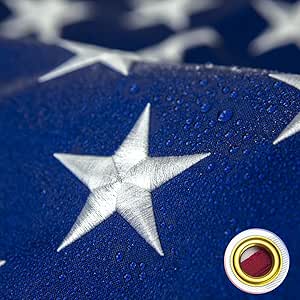 Amazon.com : American Flag 4x6 FT for Outdoor - All-Weather Heavy Duty Durable USA Flag - Fade ...
