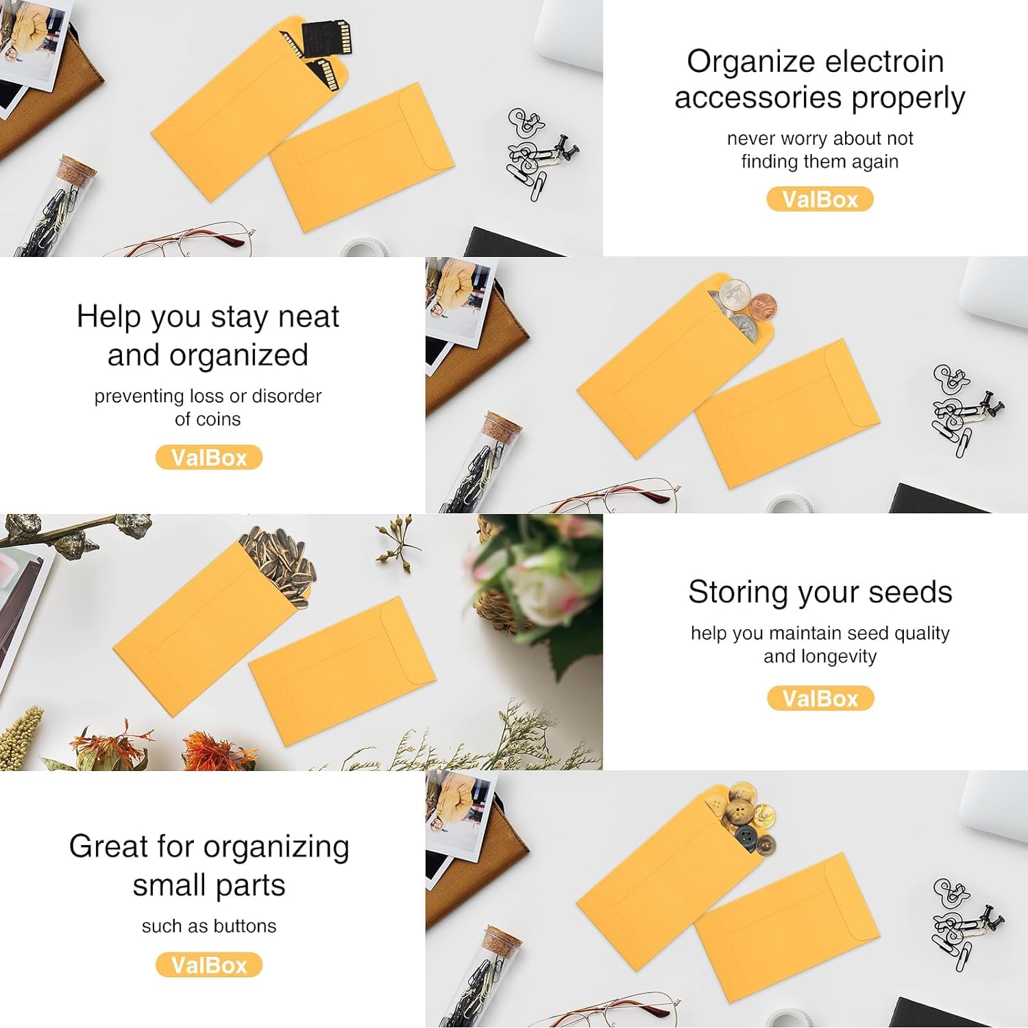 Snapklik.com : ValBox #5 Coin Envelopes 3125x55 Seed Envelope