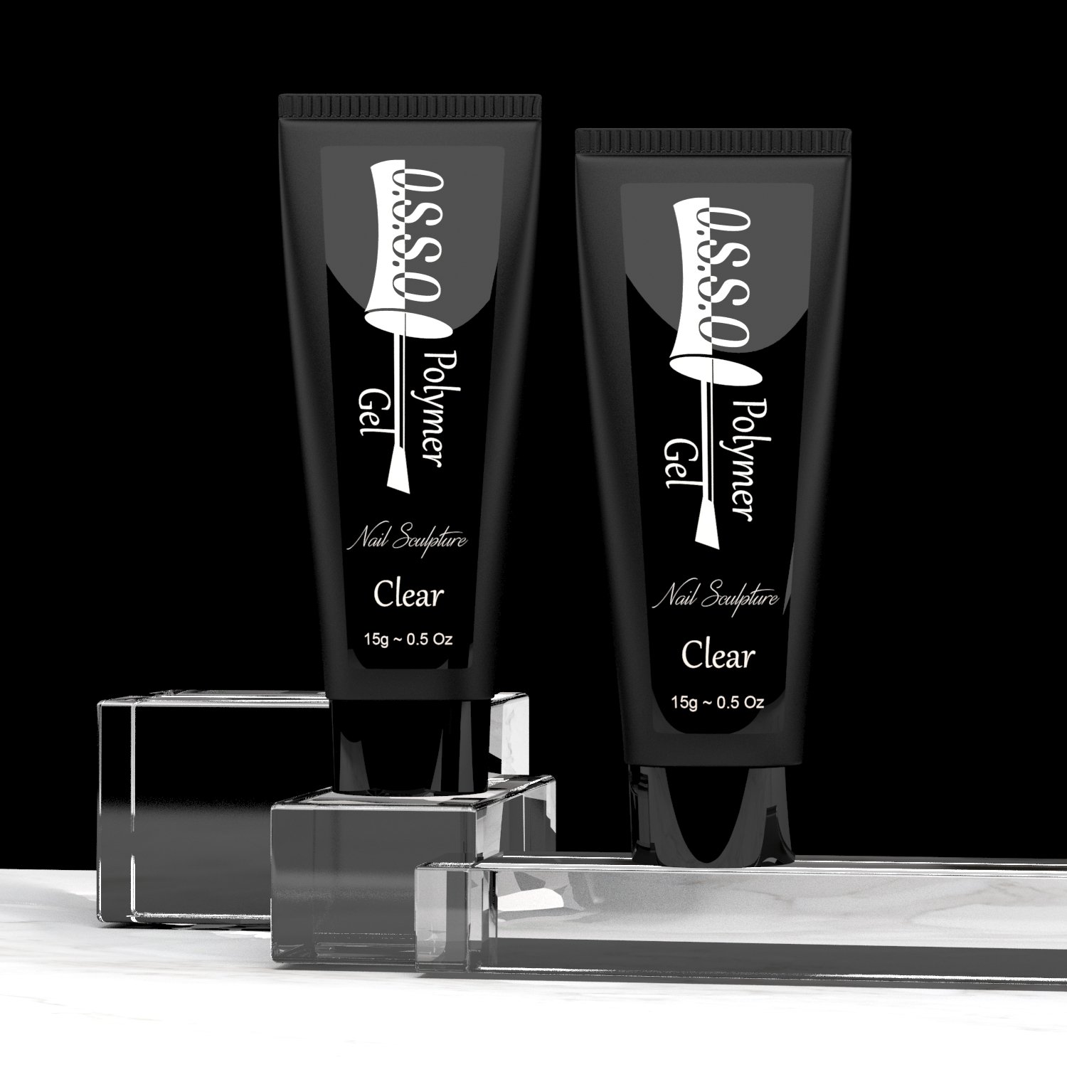 Amazon.com : O.S.S.O Polymer Gel for Nail Sculpture overlay extension ...