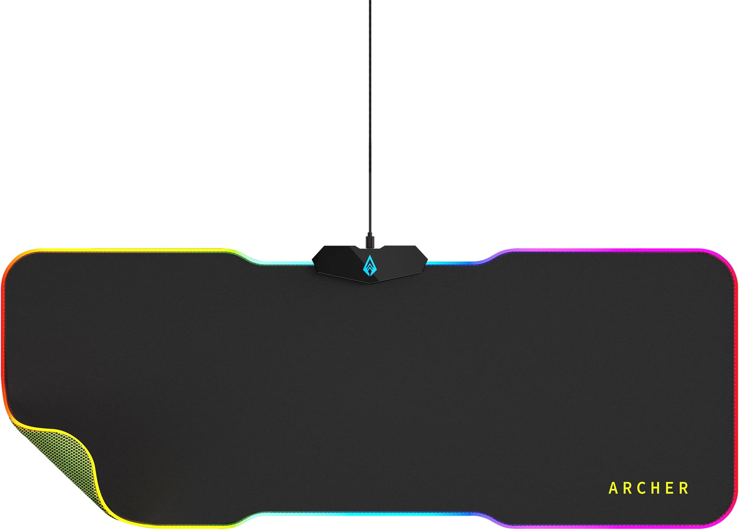 Archer Tech Lab Quiver 400 Gaming Mousepad, 16 RGB Strip Design, Touch ...