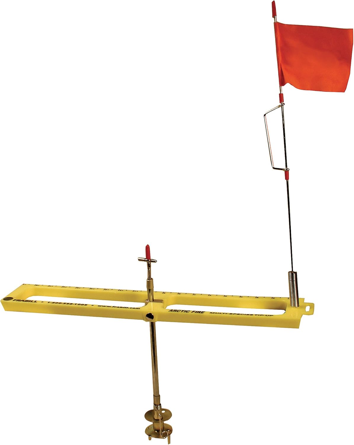 Amazon.com : Frabill Arctic Fire Tip Up Yellow, One Size : Fishing Ice ...