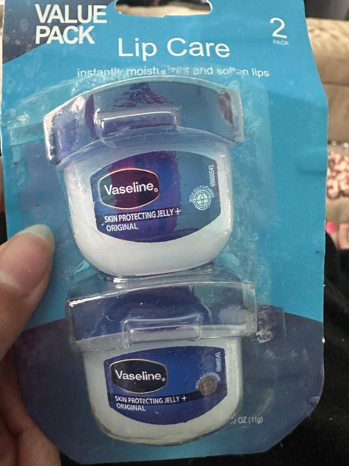 Amazon.com : Vaseline Lip Therapy Original – Mini Vaseline Lip Balm ...