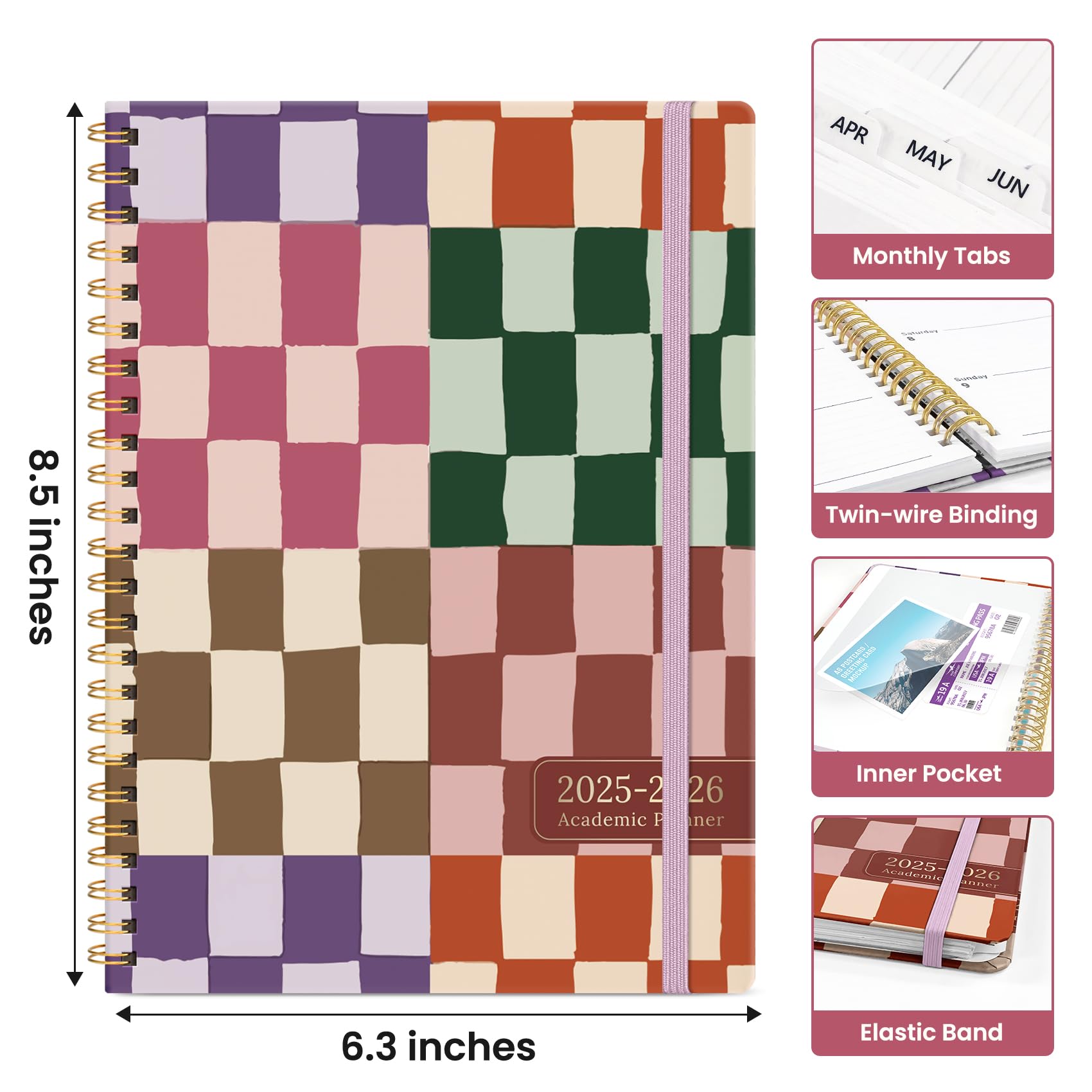 Snapklik.com : Planner 2025-2026, Academic Year Monthly And Weekly ...