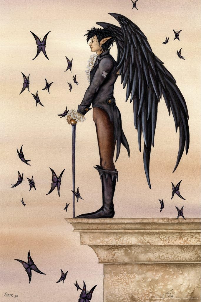 Amazon.com: Rook Winged Fairy Elf by Amy Brown Fantasy Poster Butterfly ...