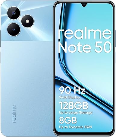 Amazon.com: relame Note50 Smartphone 4+128 Blue : Cell Phones & Accessories