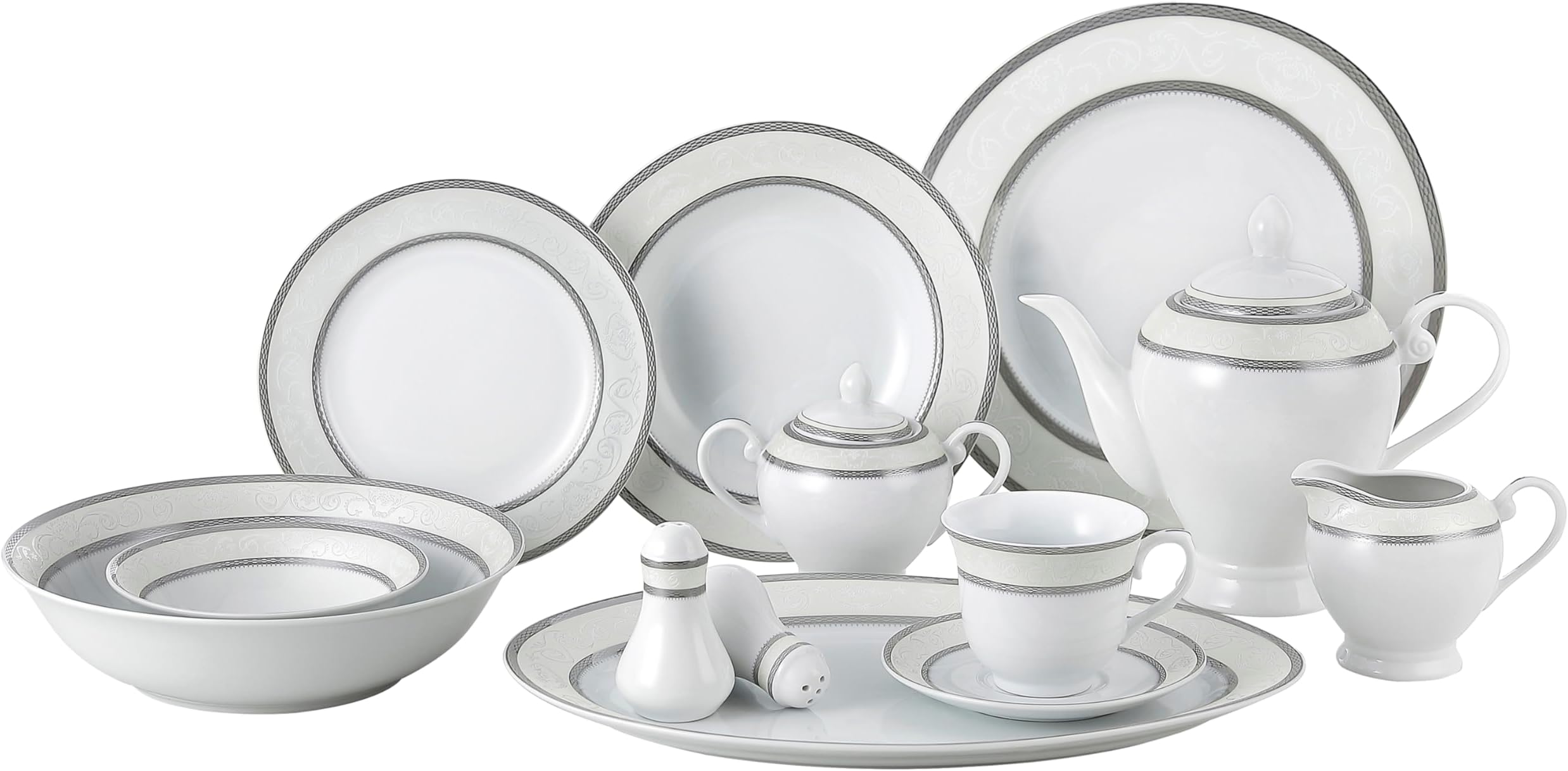 Amazon.com: Corelle® Tranquil Reflection 12-piece Dinnerware Set ...