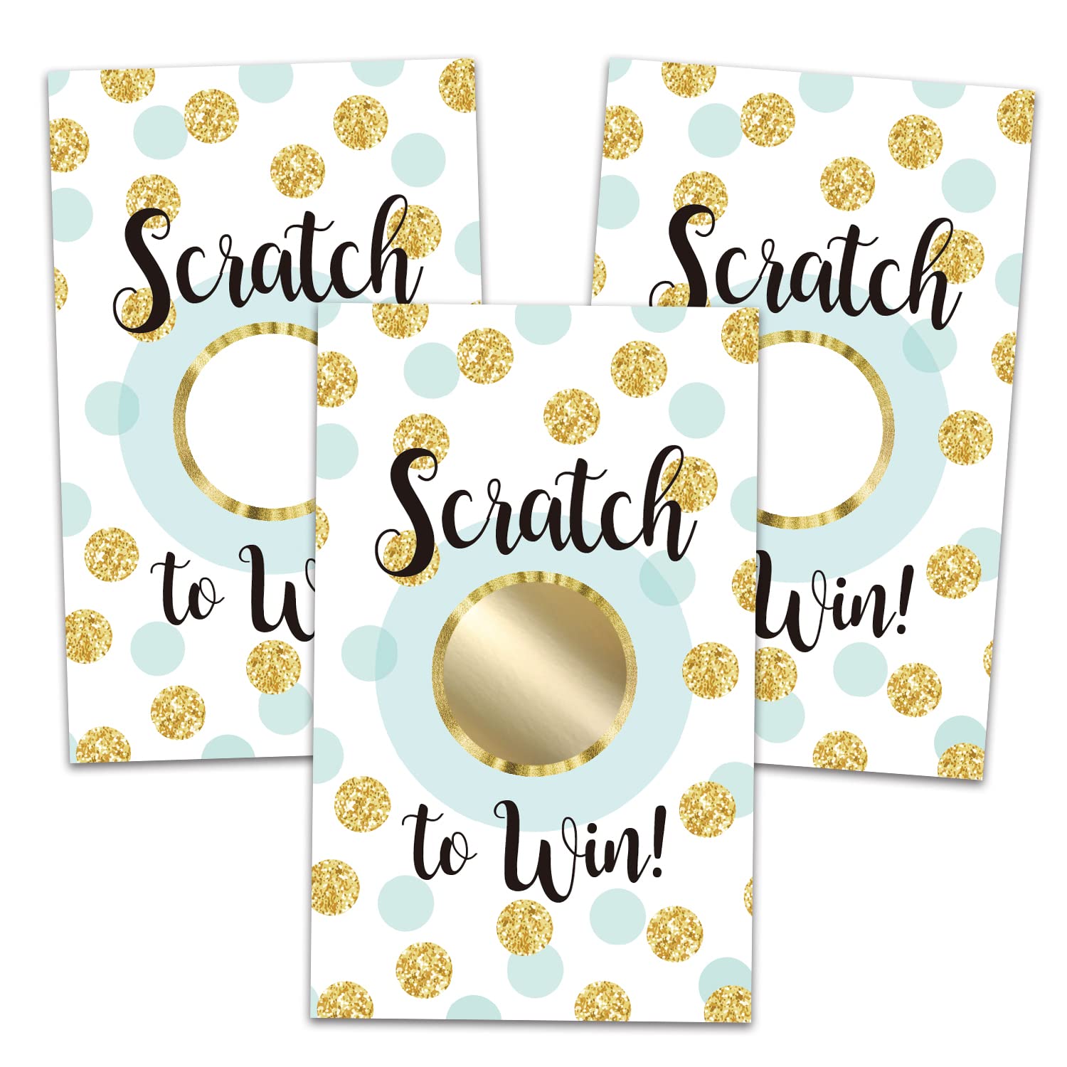 Amazon.com : 50 Blank Gift Certificate Scratch Off Cards, Clients or as ...