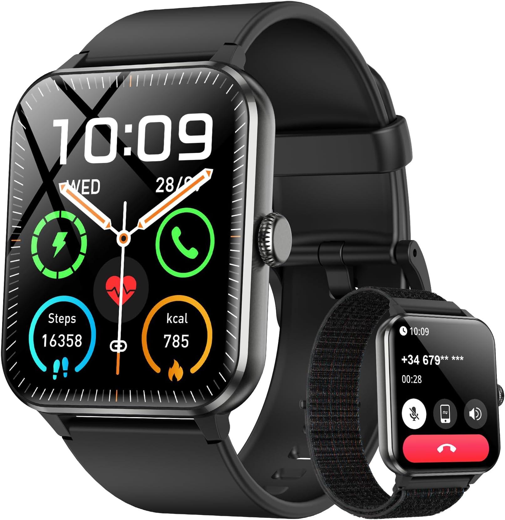 Amazon.com: Smart Watches for Men Women Android iOS Phones: Smart Watch ...