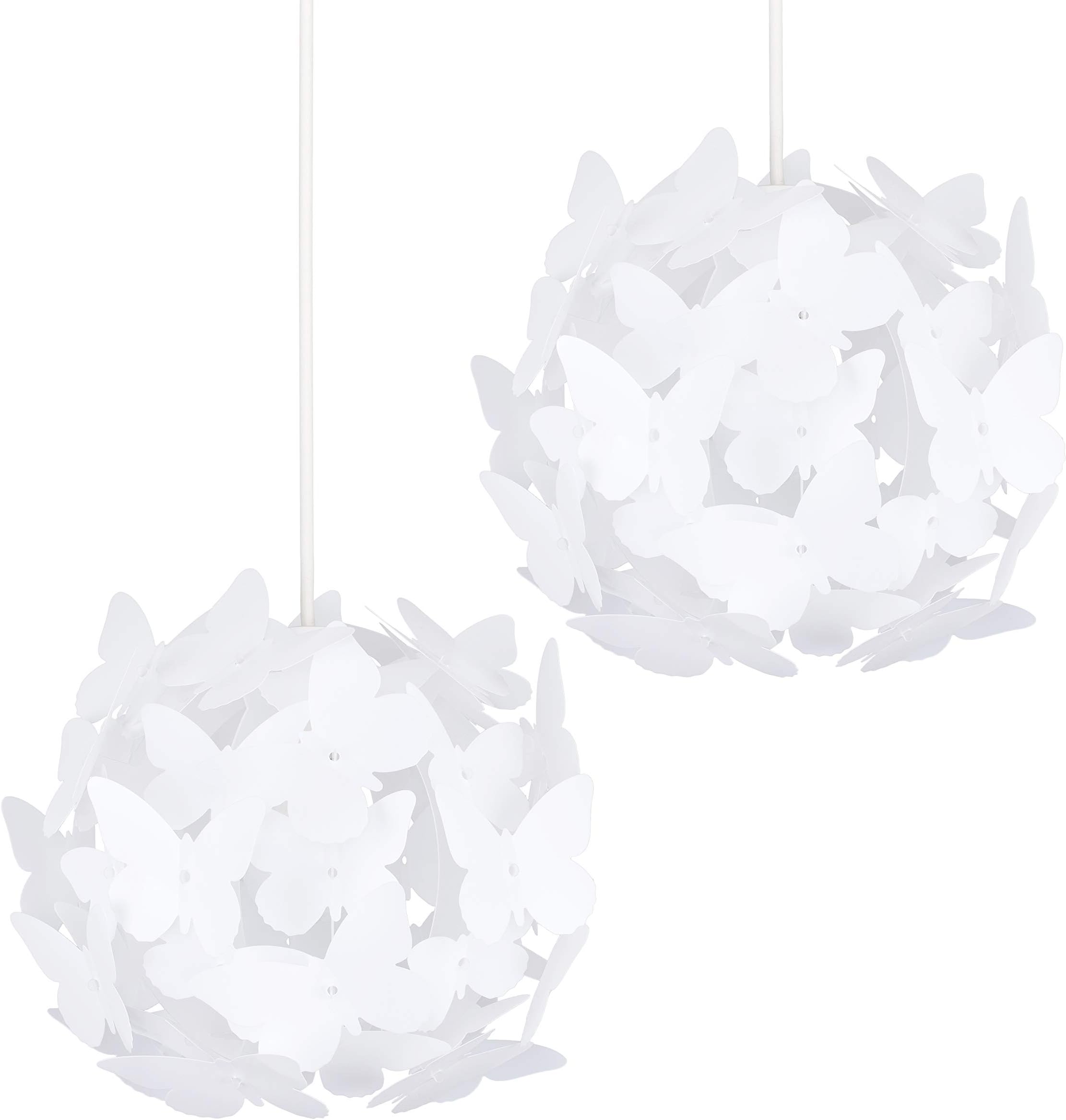 MiniSun | Pair of Modern Globe Design Ceiling Pendant Light Shades with ...