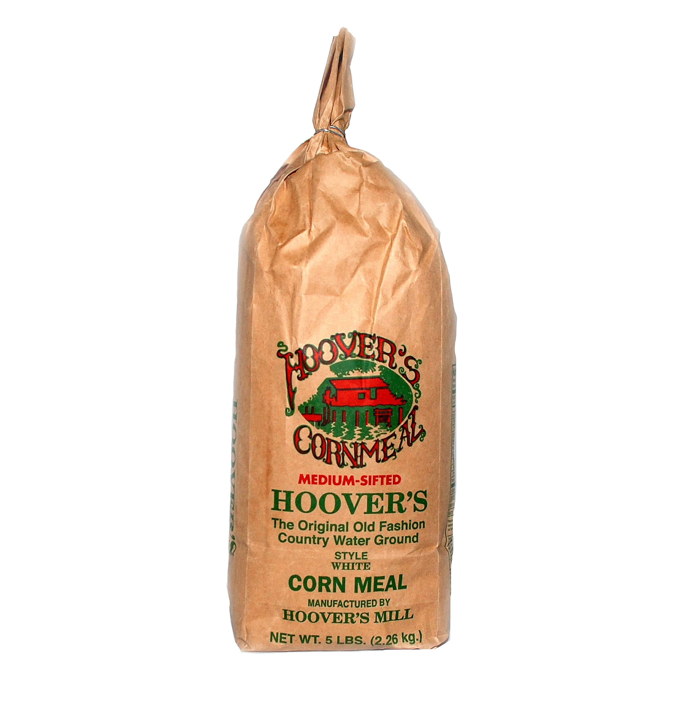 Amazon.com : Hoovers Medium-Sifted White Cornmeal 5 lb. Bag (2.27 kg ...