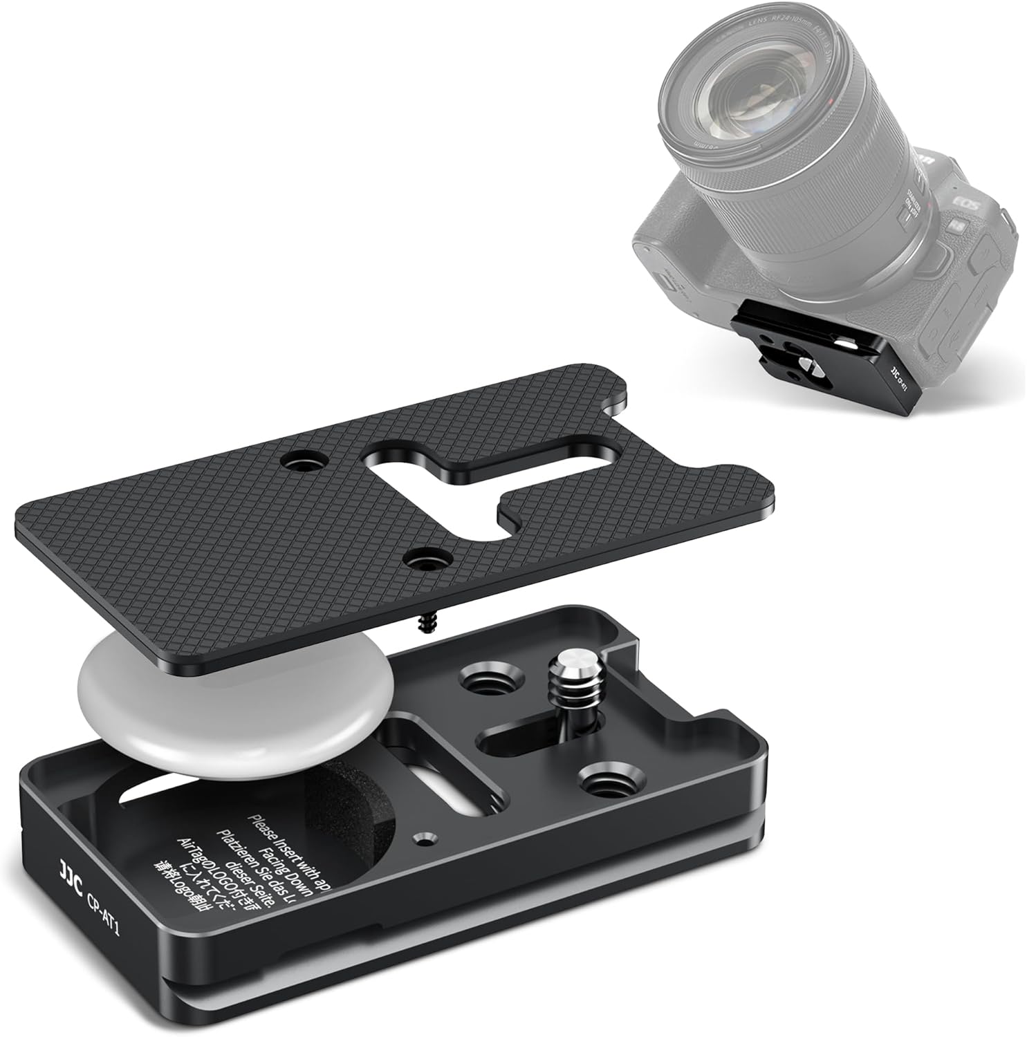 Amazon.com : Quick Release Plate for AirTag, Metal Camera Mount Adapter ...