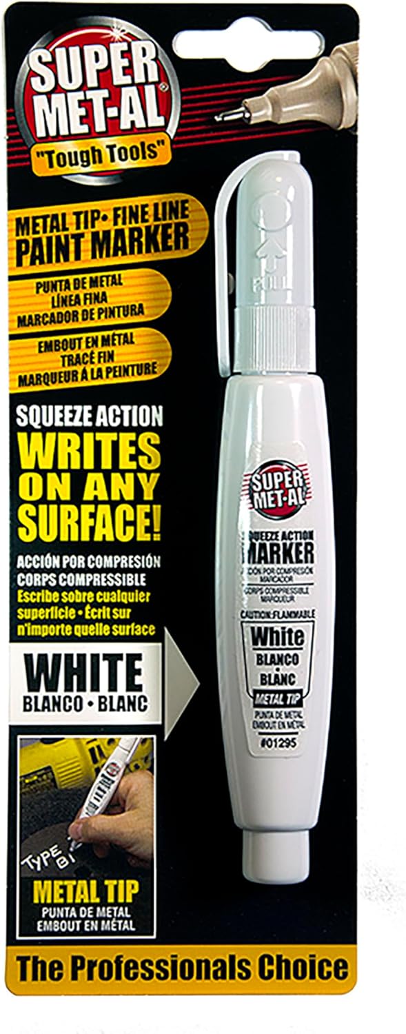 Amazon.com: Super Met-Al Squeeze Action Metal Tip Markers (Neon Yellow ...