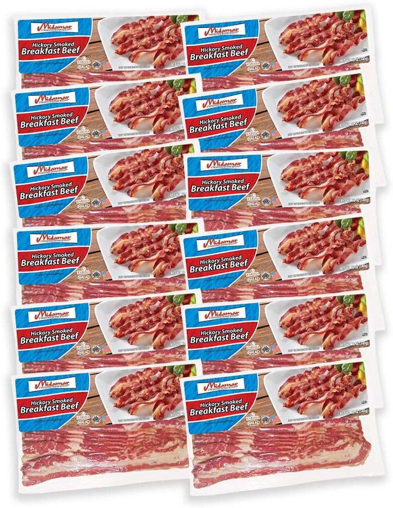 Amazon.com: Halal Beef Breakfast Sausage Patties - Midamar - 8 lb box ...