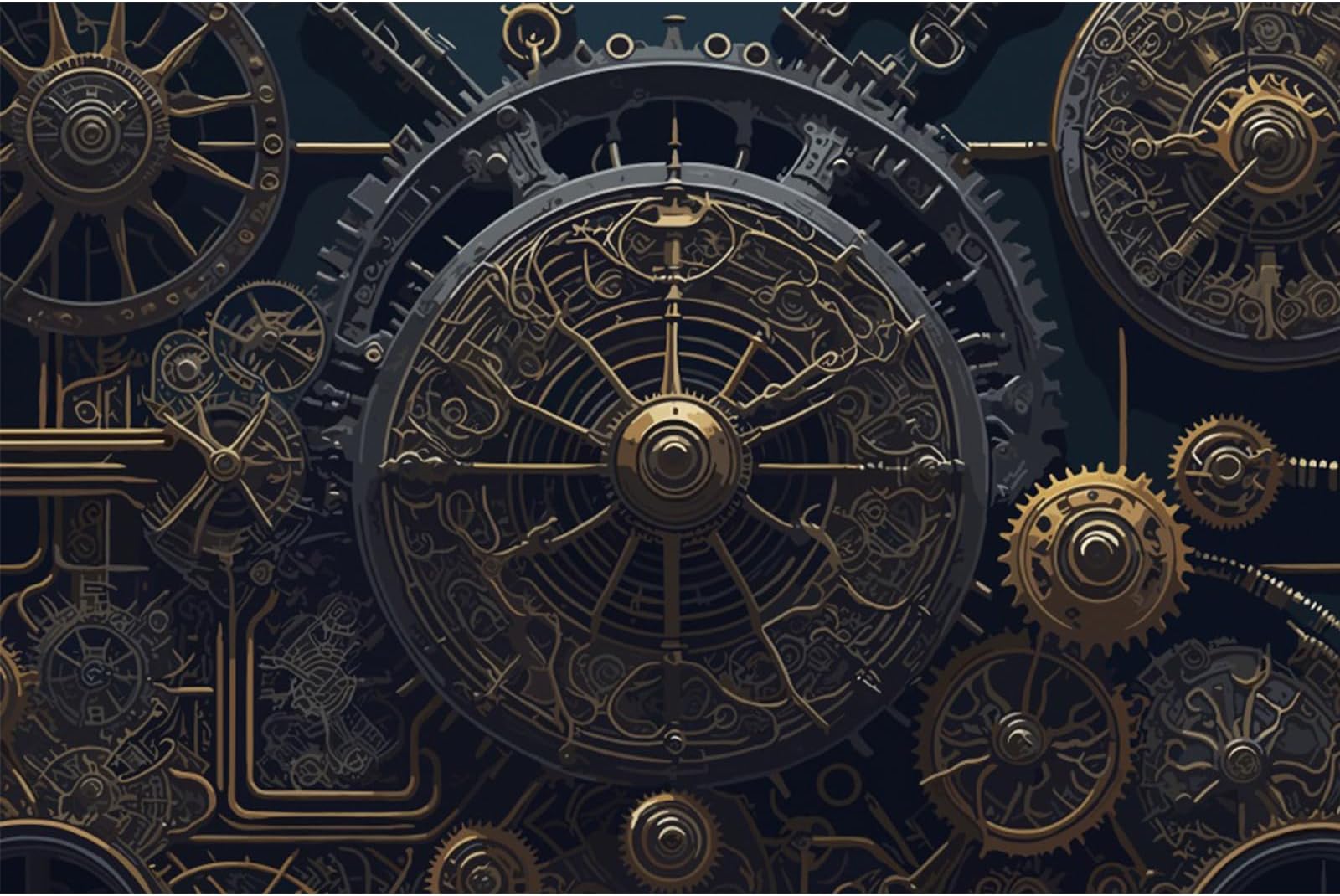 Amazon.com : BELECO 5x3ft Fabric Vintage Steampunk Distiller Backdrop ...