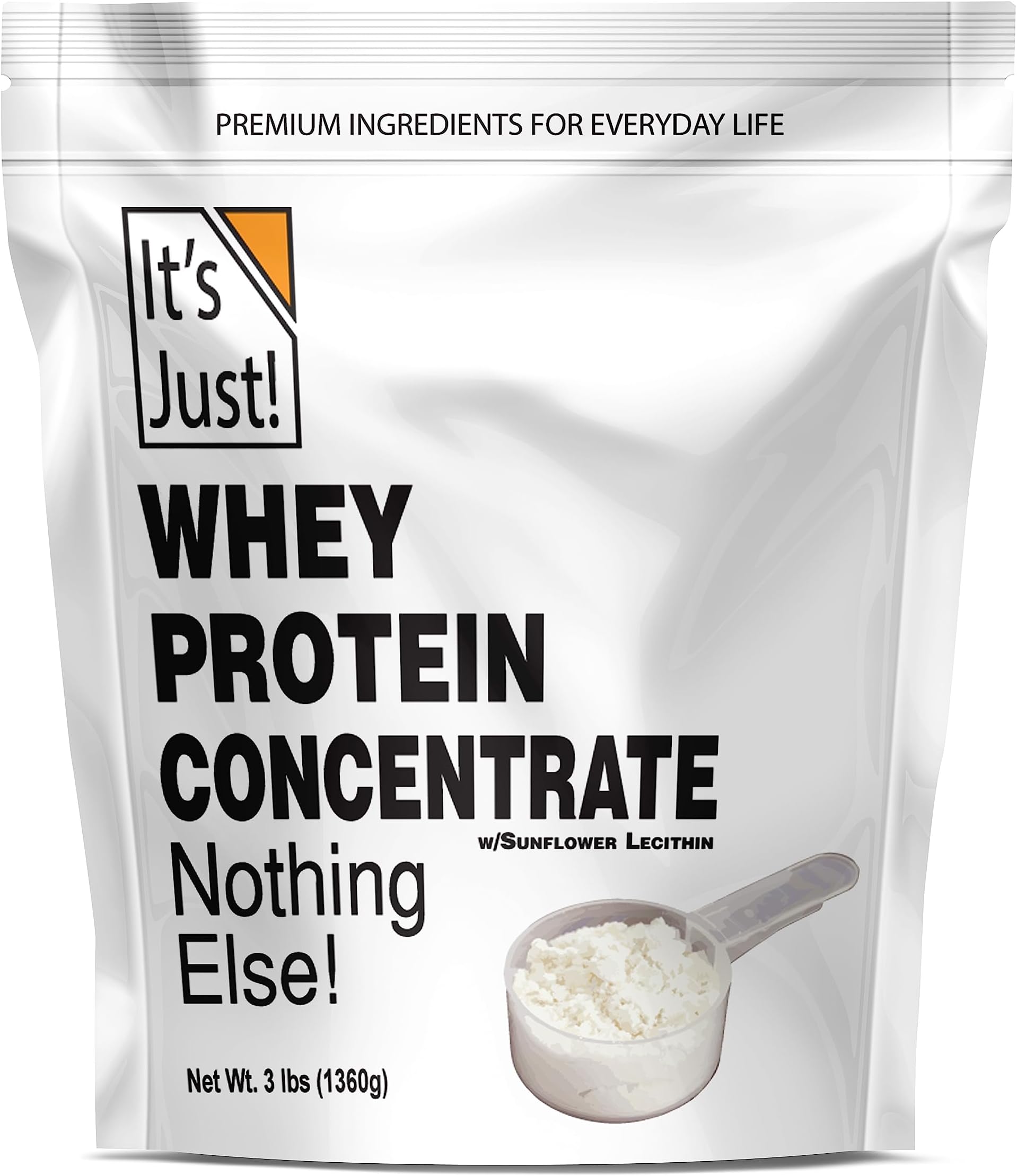 Amazon.com: It's Just! - 100% Whey Protein Concentrate, Made in USA ...