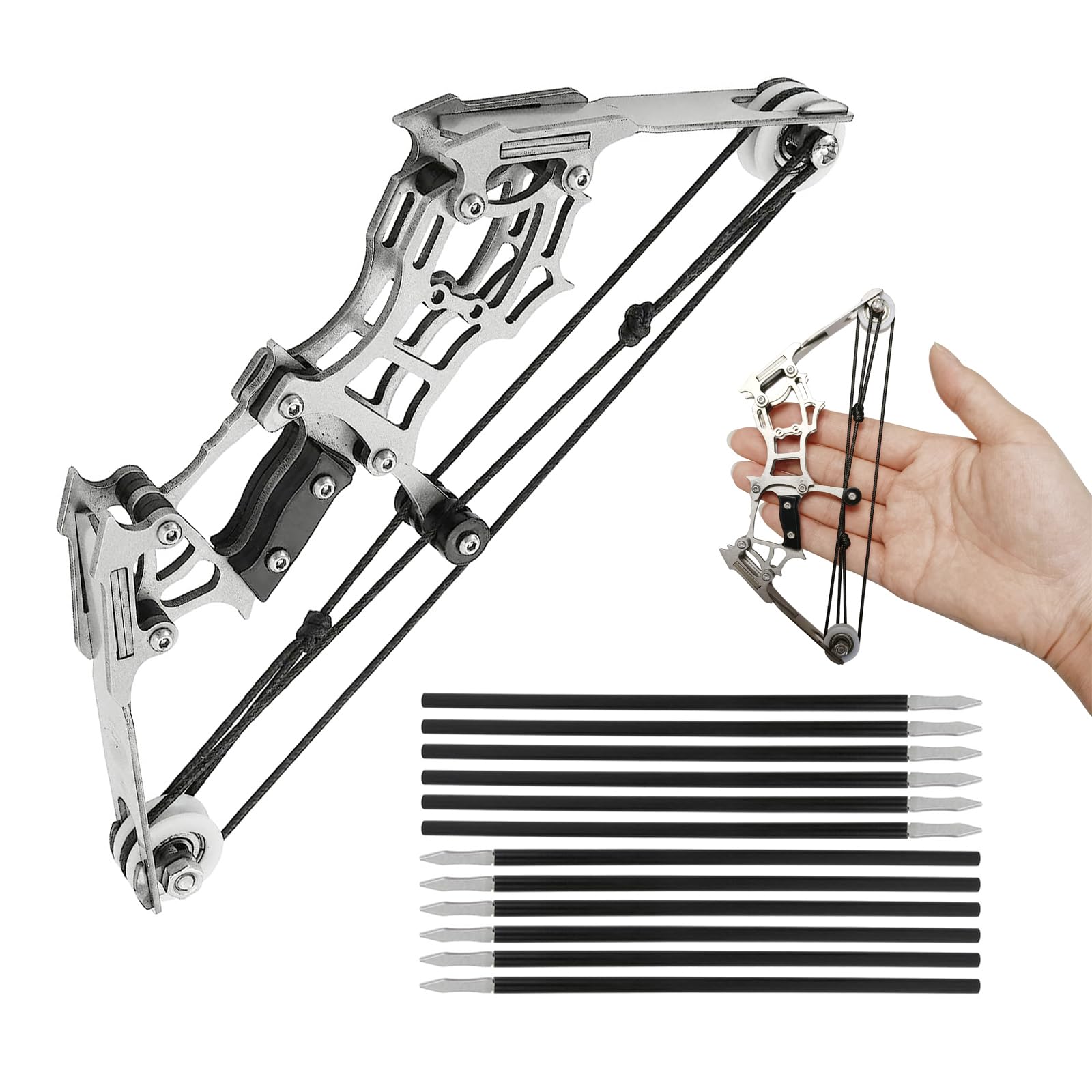 Buy Mini Archery Bow Set Mini Compound Bow and Arrows Set Right/Left ...