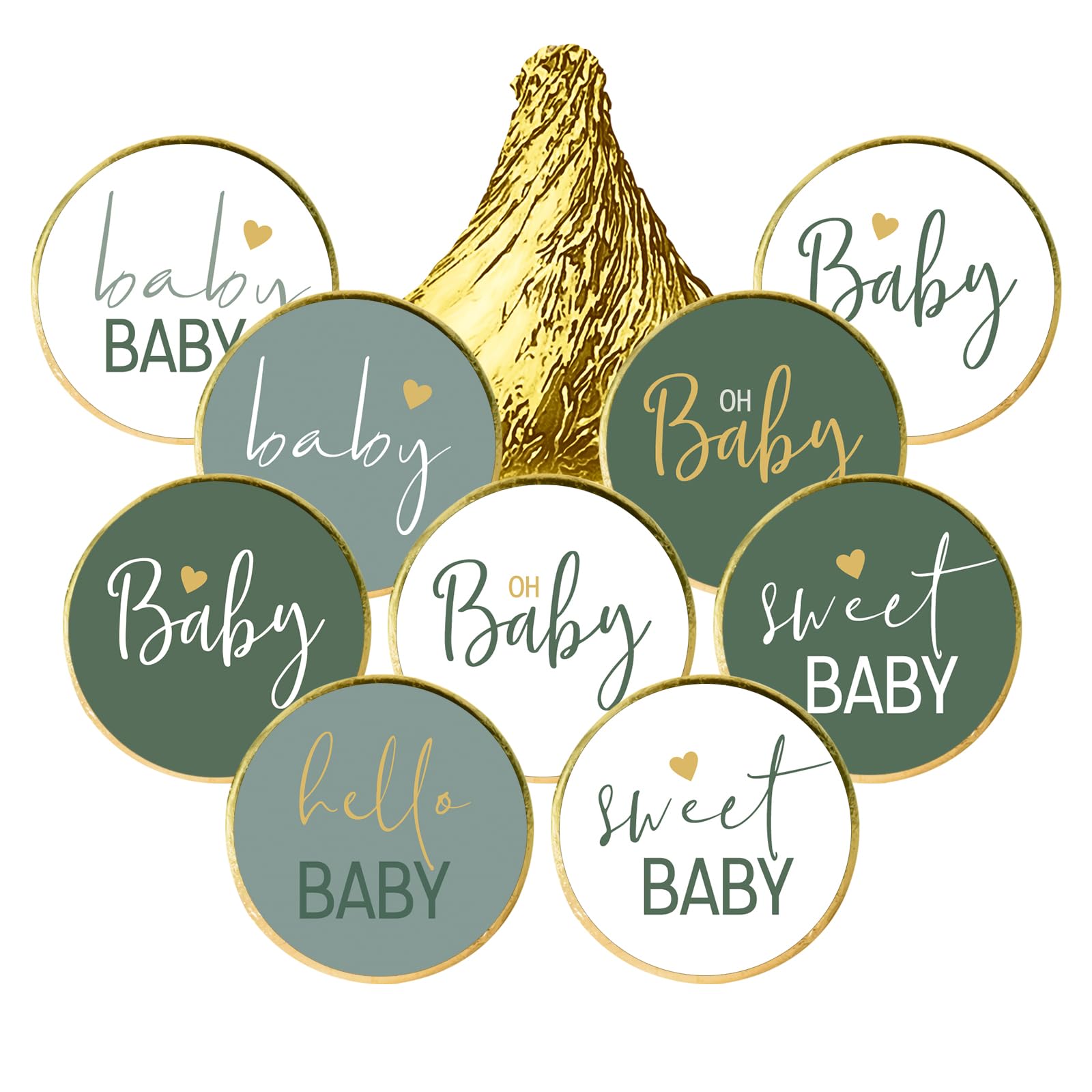 Amazon.com: G2PLUS Baby Shower Stickers, Sweet Baby Stickers, Oh Baby ...