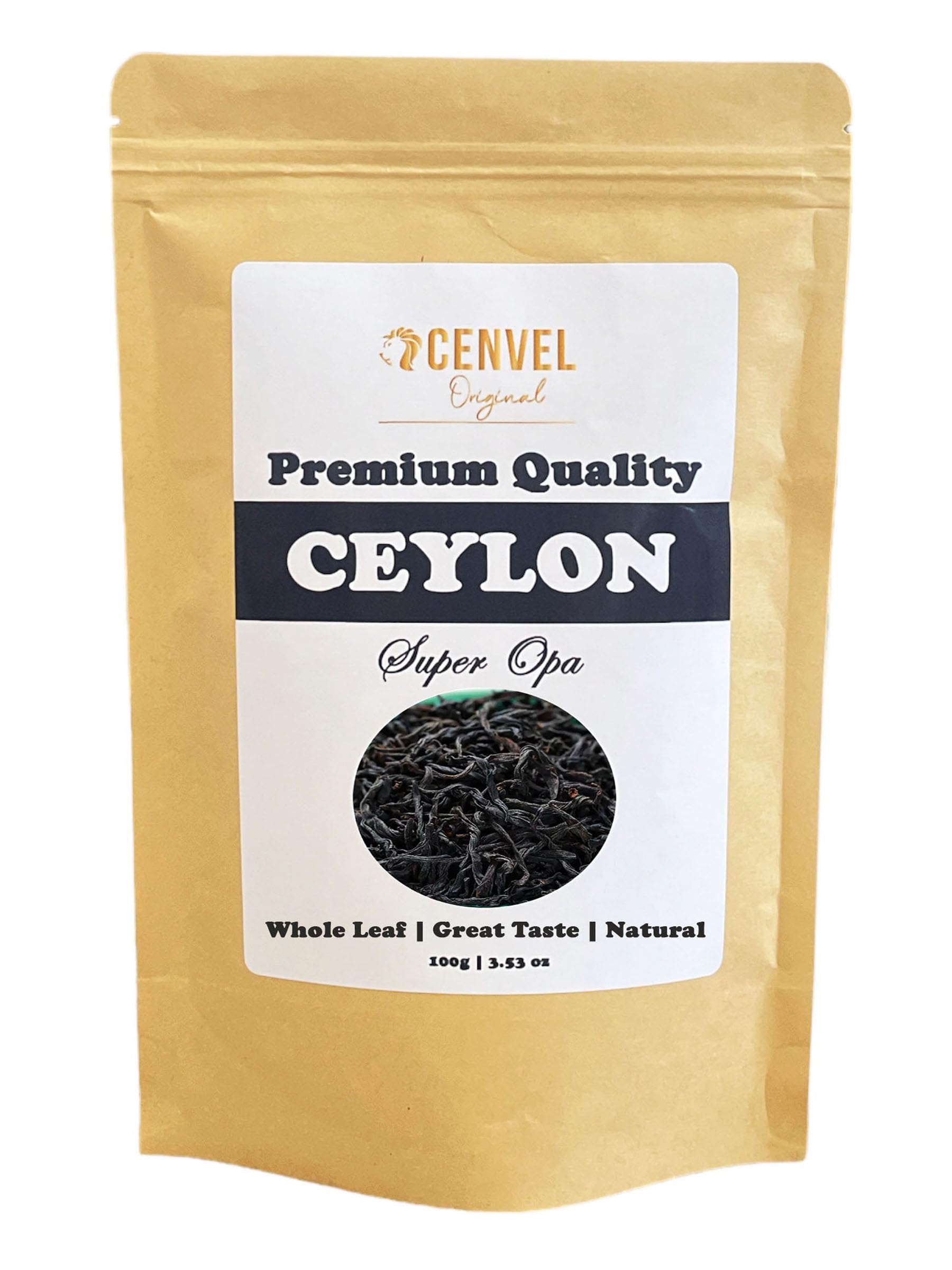 CENVEL® Super Opa Loose Whole Leaf Black Tea | Exclusive Large Leaf ...