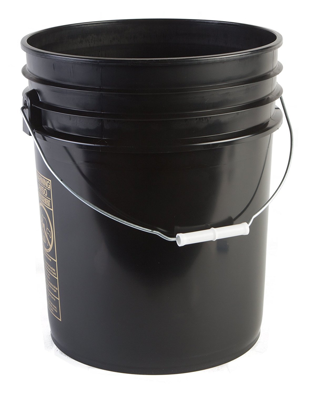 Black 5 Gallon Container