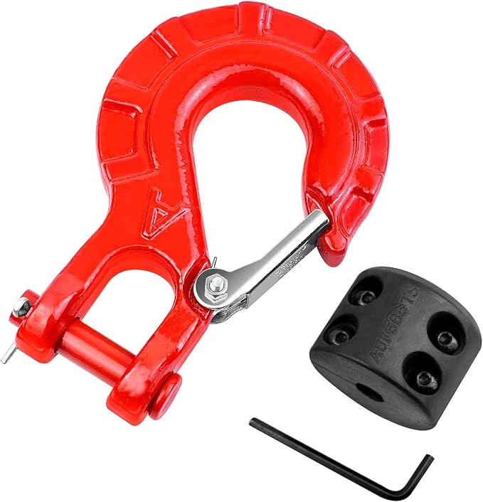 Amazon.com: AUTOBOTS Upgrade Heavy Duty Winch Hook Forged Steel 3/8 ...
