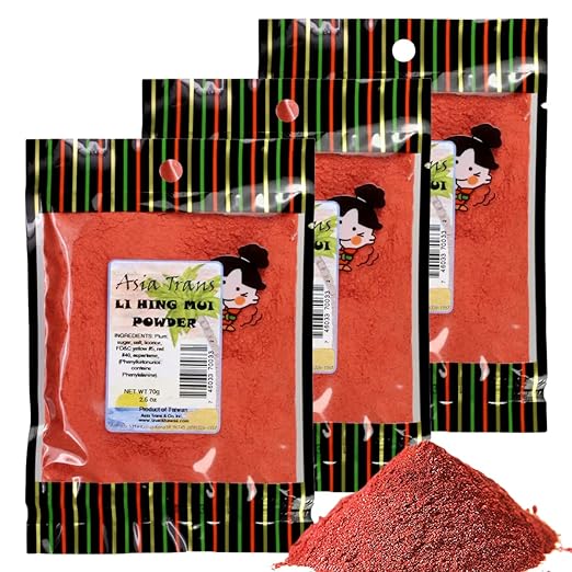 Amazon.com : Authentic Li Hing Mui Powder - Flavor Fresh Fruit, Candy ...