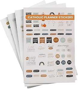 Amazon.com: Blessed is She Catholic Planner Stickers - 330 Pieces ...