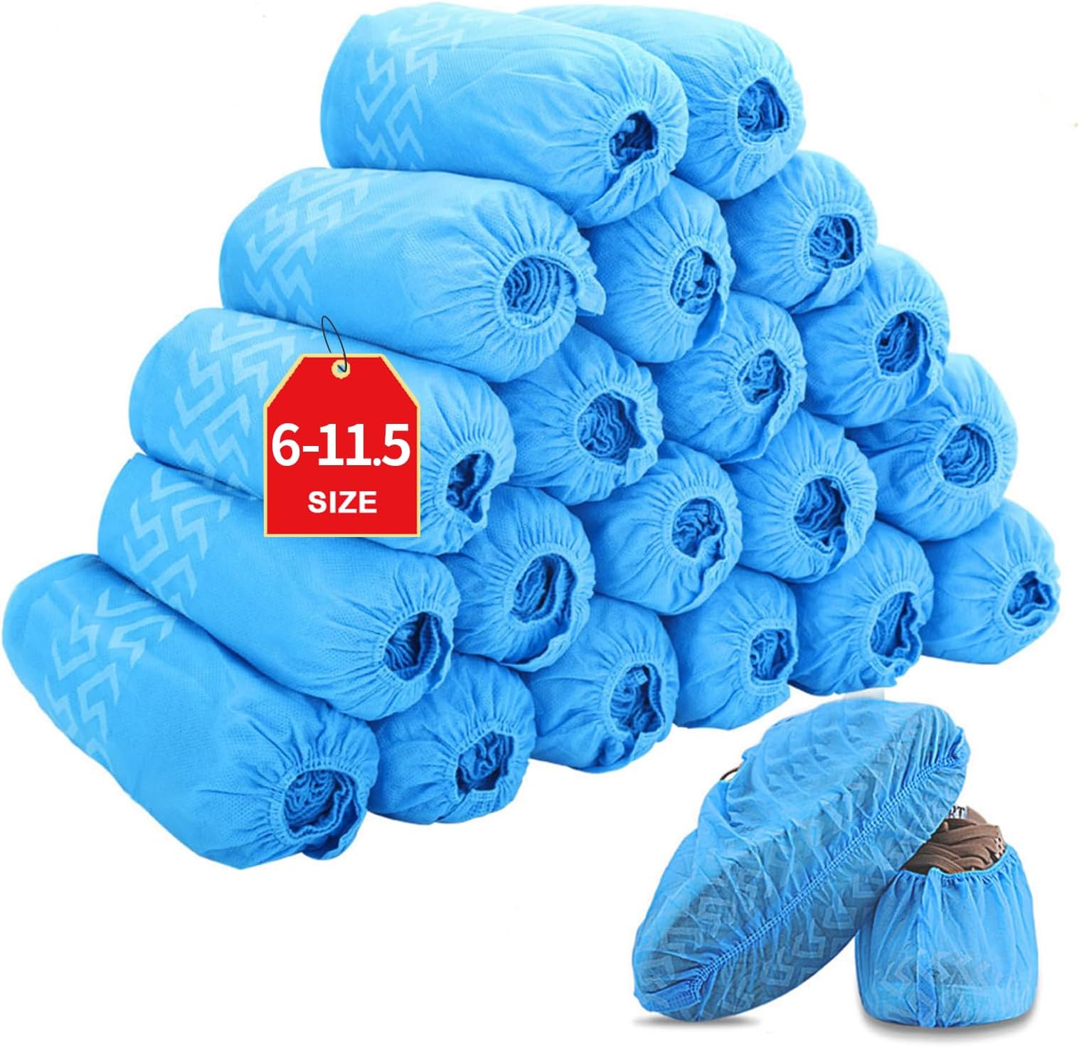 Shoe Covers Dispenser with 200pcs Shoe Cover Disposable Non Slip, User ...