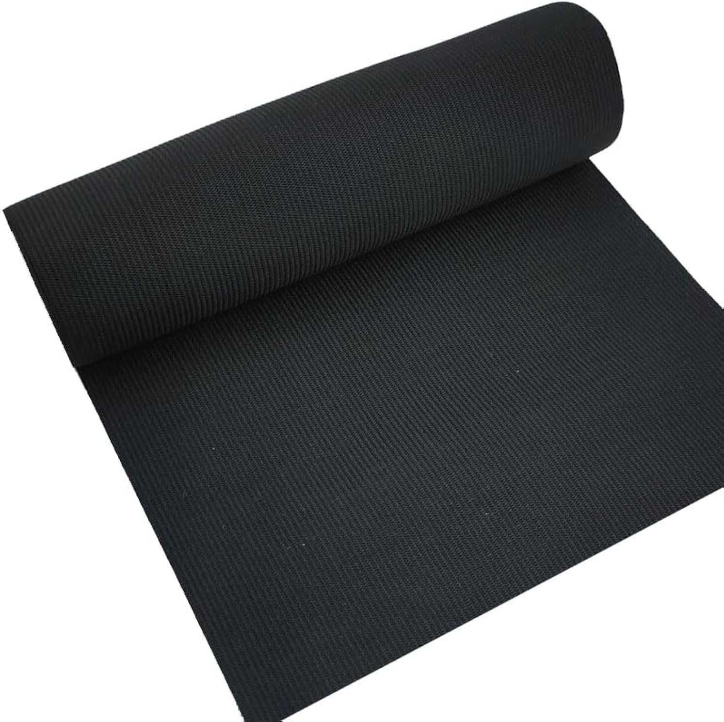 Amazon.com: 8 Inch Wide Black Heavy Stretch High Elasticity Knit ...