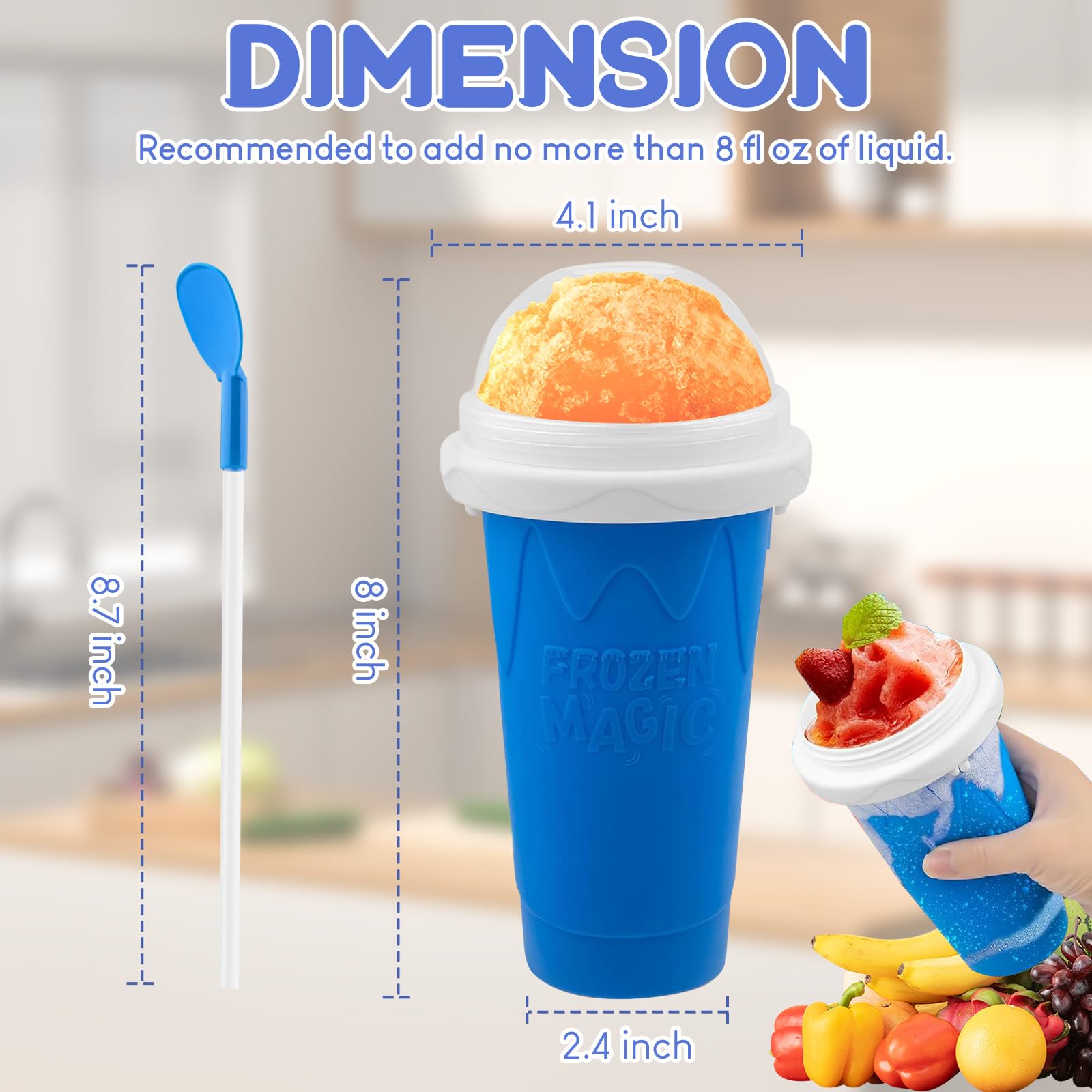 Slushie Cups Slushie Maker Cups 2-Pack - DIY Frozen Drink Maker For ...