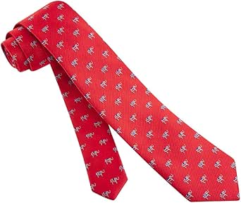 Amazon.com: Red Skinny Tie | Republican Party Elephant Narrow Tie ...