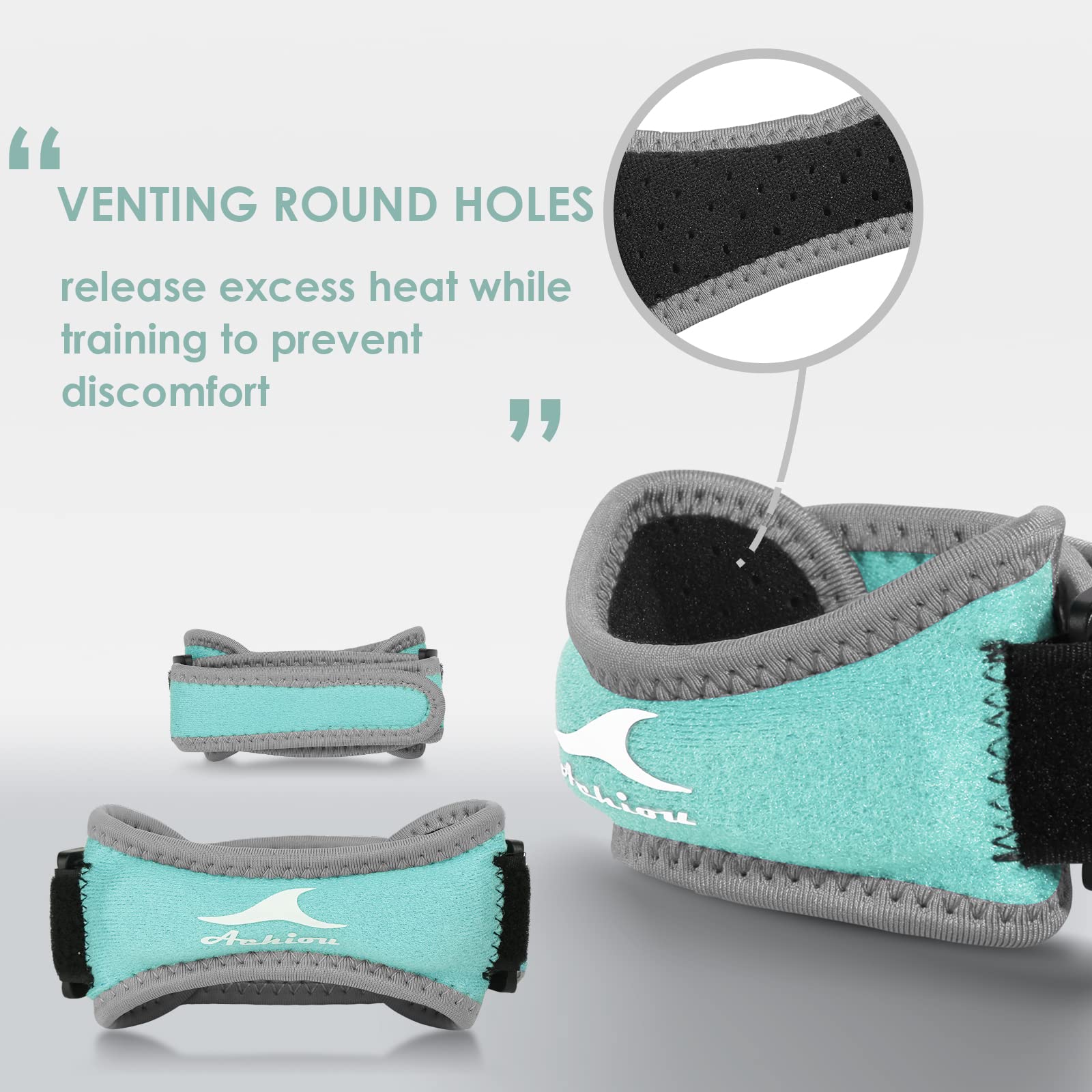 Snapklik.com : Achiou 2 Pack Patella Knee Strap, Pain Relief Patellar ...